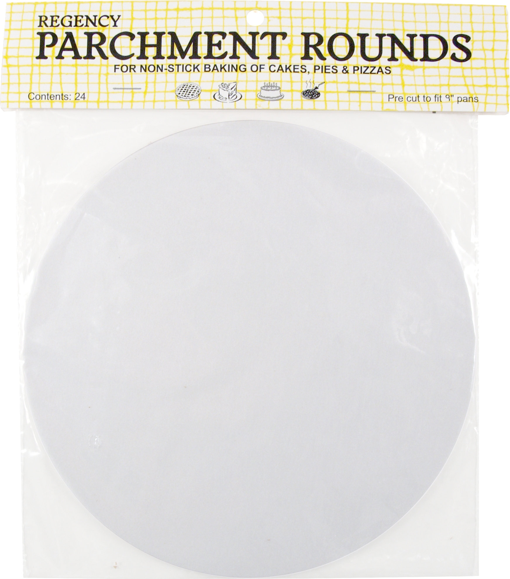 Regency 9 Inch Precut Parchment Round, Set of 24 - Contemporary ...