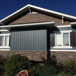 75 Beautiful Farmhouse Blue Exterior Home Pictures & Ideas | Houzz