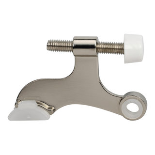 Rok Hardware Heavy Duty Hinge Pin Door Stop, Brushed Nickel, 5 ...