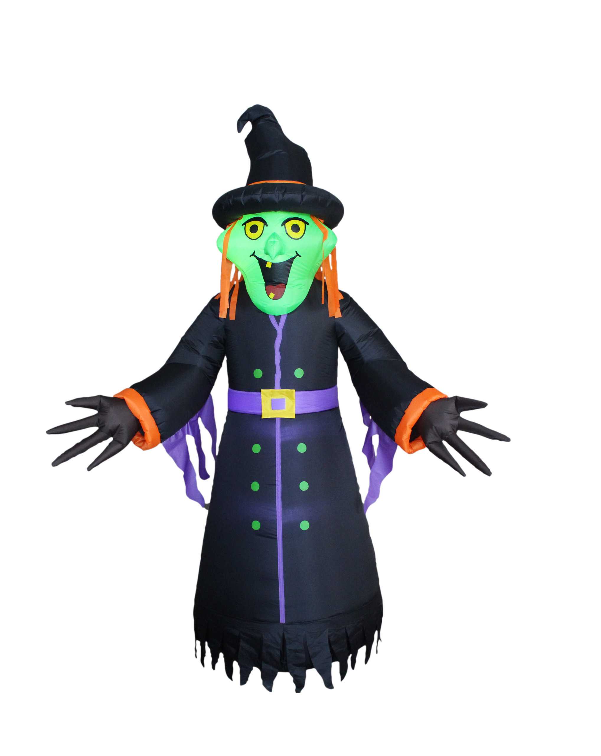 8' Tall Halloween Inflatable Witch New Party Yard Decoration ...