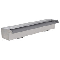 Pool Fountain Rectangular Waterfall, 23.6" Stainless Steel ...