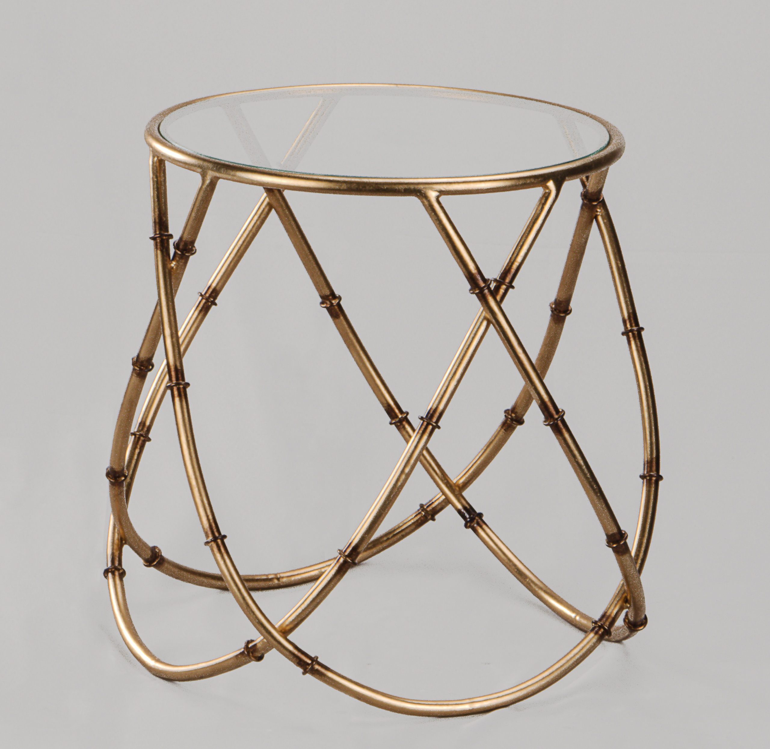 Gyro Bamboo Side Table - Asian - Side Tables And End Tables - by DESSAU ...
