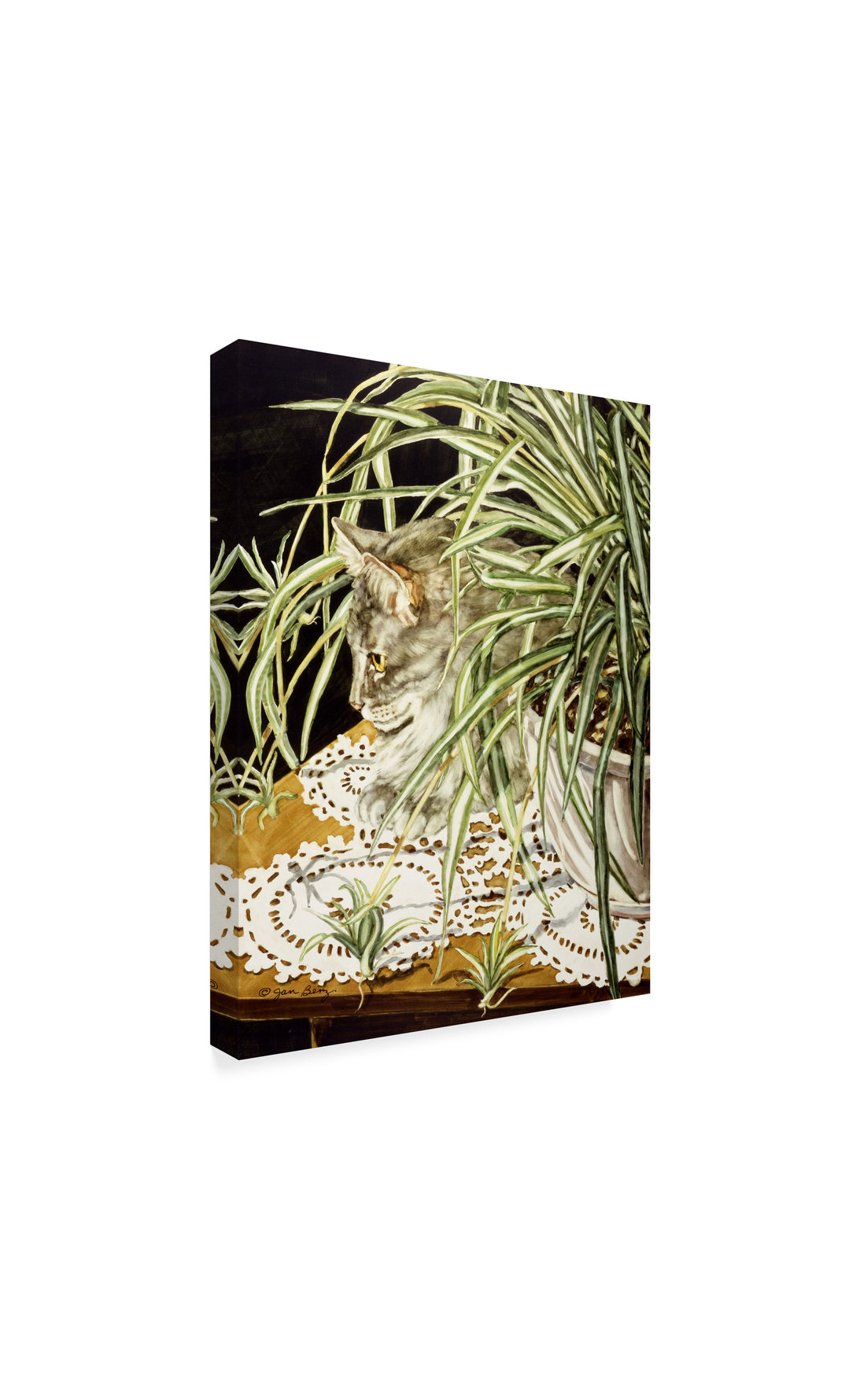 Jan Benz 'Queen Of The Jungle' Canvas Art, 32"x24" - Contemporary ...
