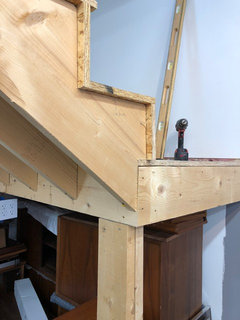 How to finish OSB construction stairs?