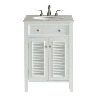 36" Single Bathroom Vanity Set, 24" - Beach Style - Bathroom Vanities ...