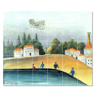 Jean-Jacques Rousseau Poster Art Painting Ceramic Tile Mural #54, 48 ...