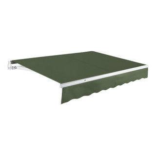 Awntech Maui Manual Acrylic Fabric Patio Retractable Awning, 20' x 10 ...