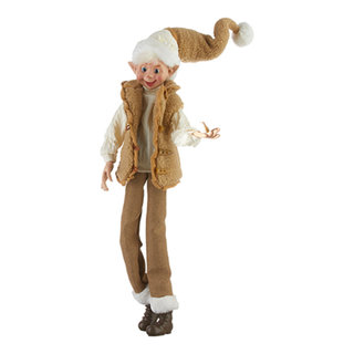 Cozy Winter Posable Elf - Holiday Accents And Figurines - by Room With ...