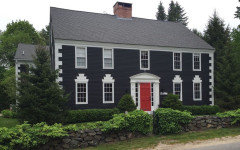 Double doors on a colonial house?