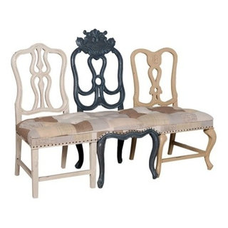 Guild Master 652001 Vagabond Bench - Traditional - Upholstered Benches ...