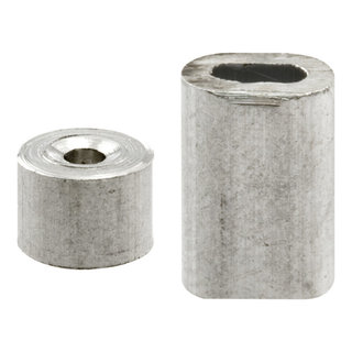 1/16" Aluminum Ferrules and Stops, 2Pack - Nails Screws And Fasteners ...