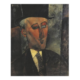 "Portrait Of Max Jacob" Digital Paper Print by Amedeo Modigliani, 15 ...