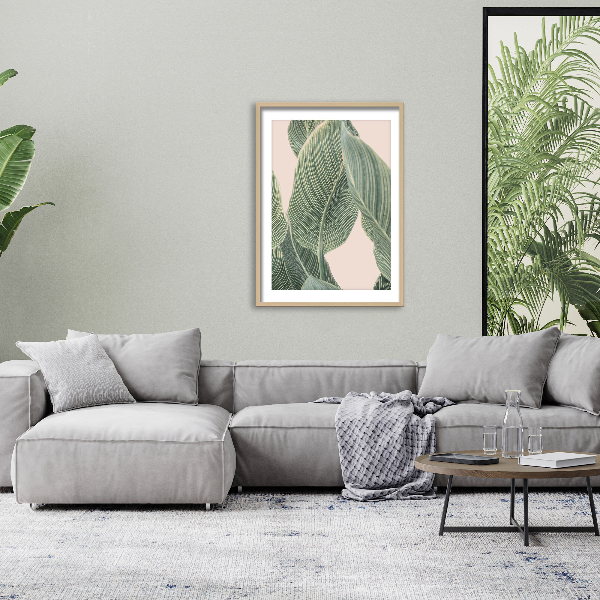 Calla Leaf Framed Print Wall Art by Kathrin Pienaar, 24"x36 ...