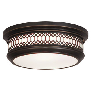 Robert Abbey Tucker S Flushmount Tucker 12" Flush Mount Ceiling - Traditional - Flush-mount ...