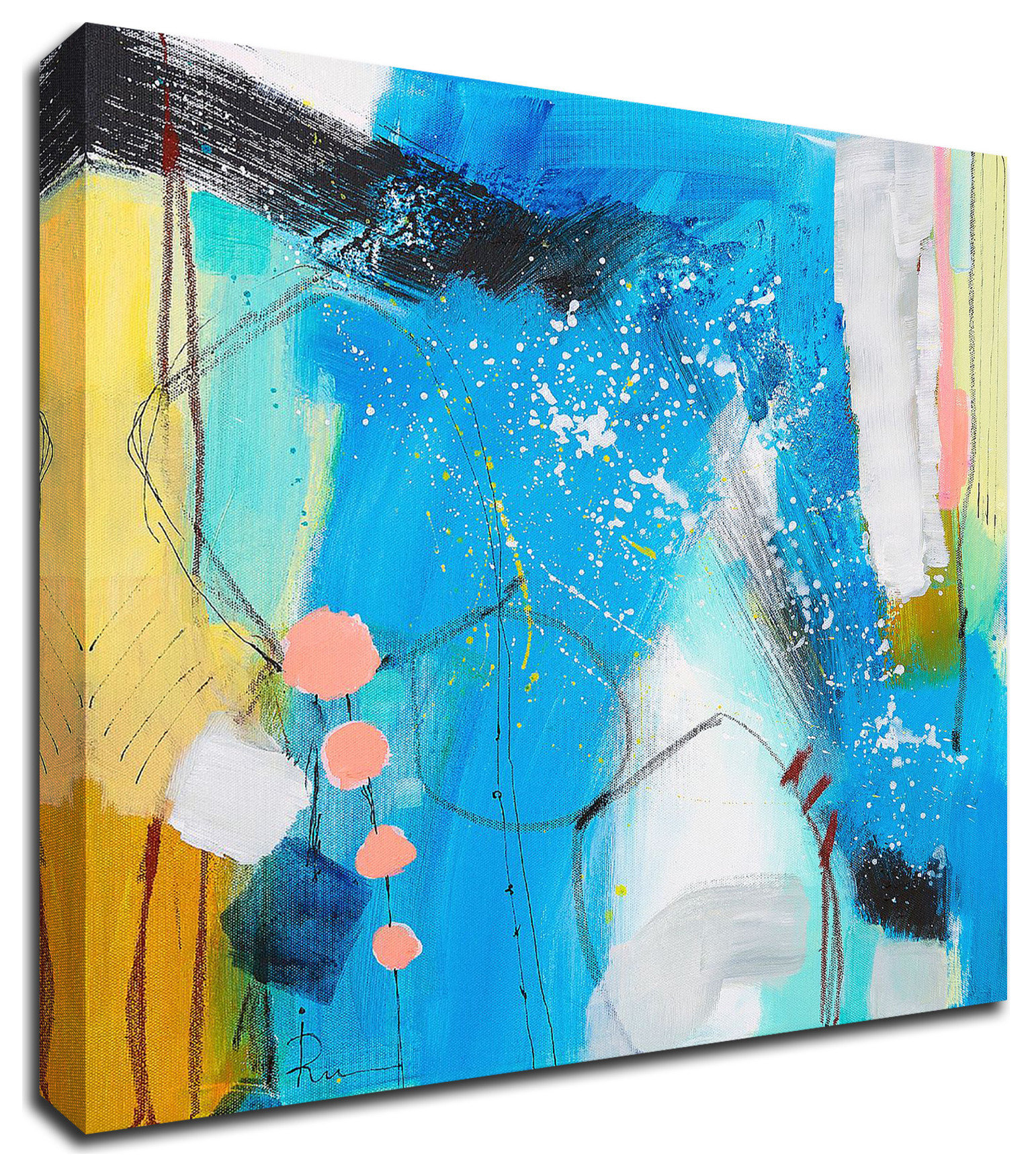 "Untitled 55" by Ira Ivanova, Print on Canvas, 14"x14", 14 x 14 ...