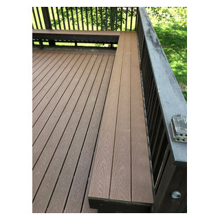 Composite Deck & Built-In Benches - Deck - Other - by Homeworkx, LLC ...