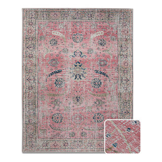 Coleman Area Rug, Pink,Blue, 8x10 - Contemporary - Area Rugs - by ...