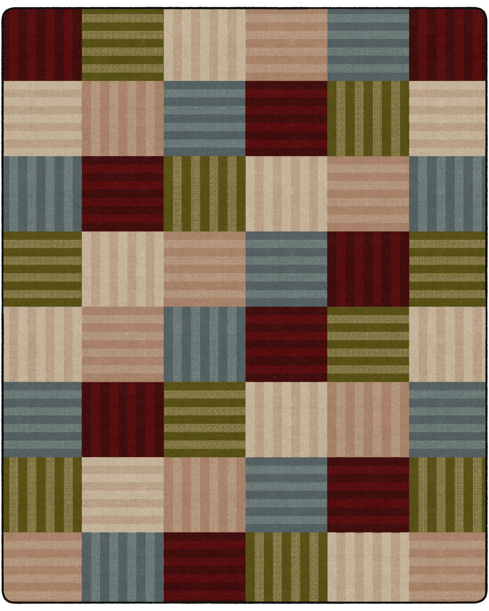Flagship Carpets FA1323-58FS 10'6x13'2 Hashtag Earth Tone Rug, 10'6X13 ...