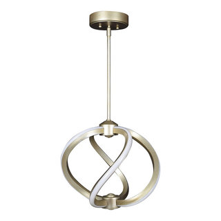 Access Lighting Vortex 4 Light Pendant, Inspired Gold - Modern ...