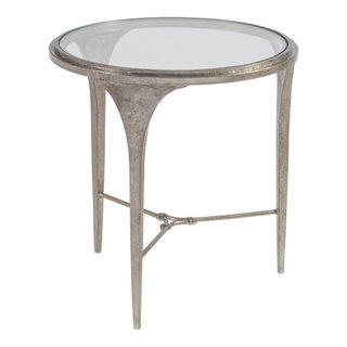 Porto Silver Round End Table - Side Tables And End Tables - by ...