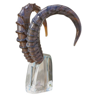 Kudu Head Sculpture - Rustic - Wall Sculptures - by HedgeApple | Houzz