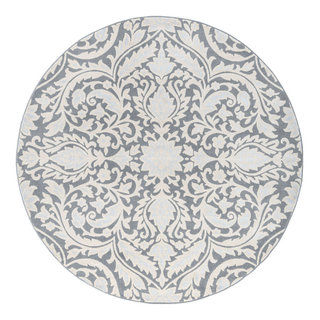 Selena Traditional Geometric Area Rug, 8' Round - Traditional - Area ...
