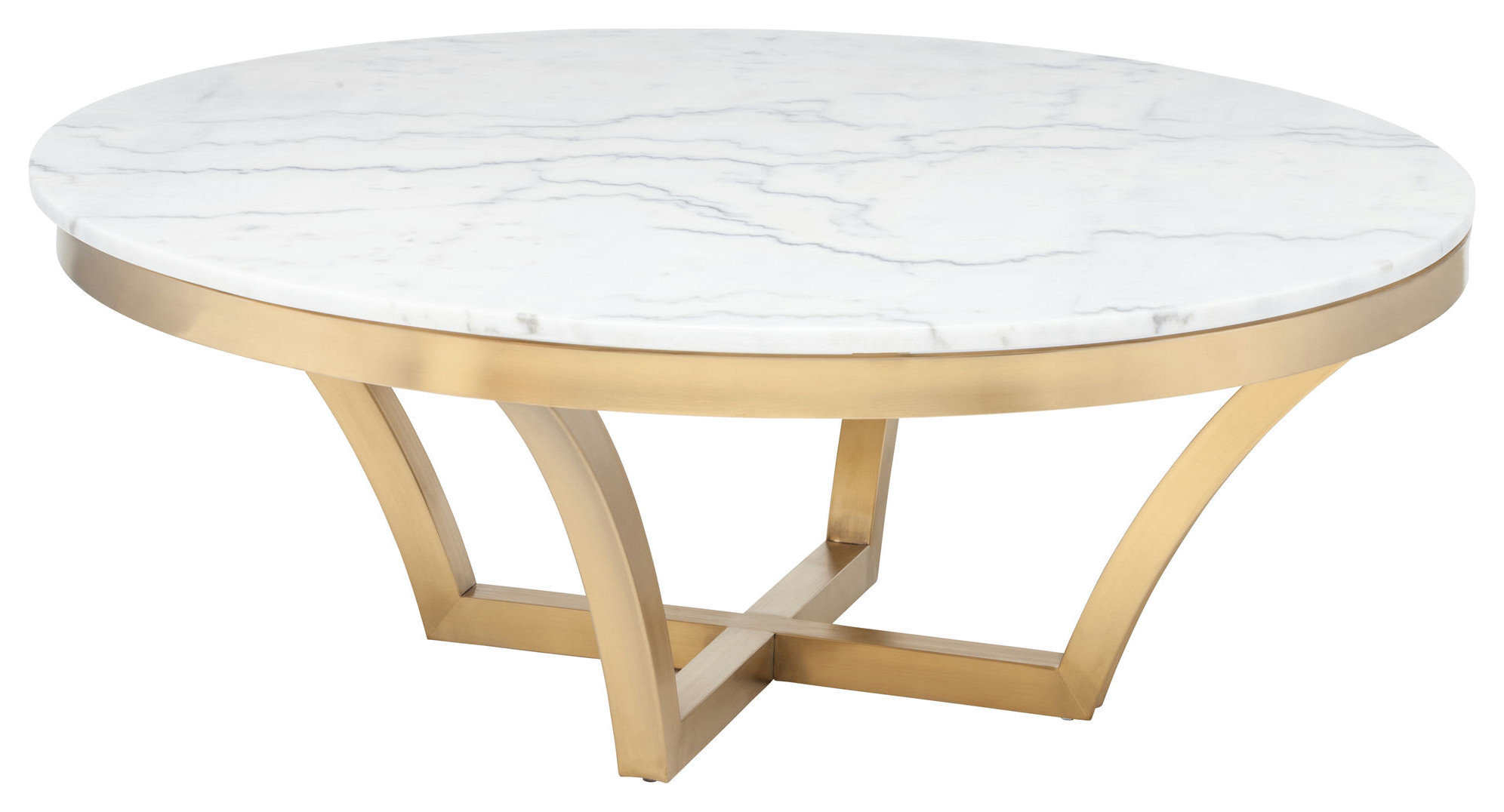 Aurora White Stone Coffee Table, HGSX153 - Contemporary - Coffee Tables ...