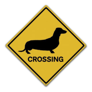 Wiener Crossing Classic Metal Sign - Contemporary - Metal Wall Art - by ...