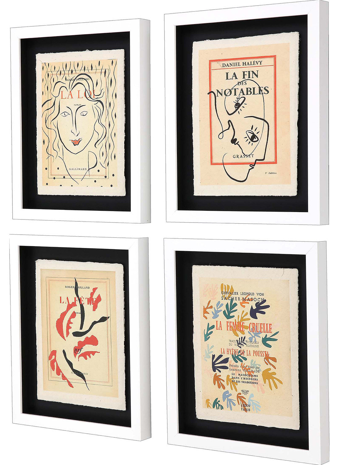 Lepal III Framed Art, 4-Piece Set - Contemporary - Prints And Posters ...