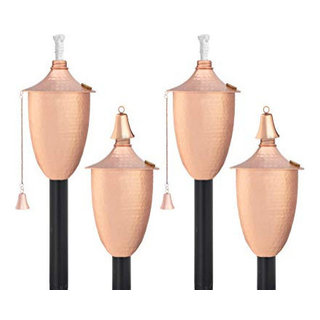 Small Elegant Tiki Style Torch With Pole and Snuffer - Traditional ...