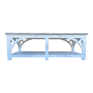 Coffee Table, White - Farmhouse - Coffee Tables - by Jackson & Co. | Houzz