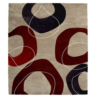 Metaphor D Wool Signature Rug, 12' square - Contemporary - Area Rugs ...
