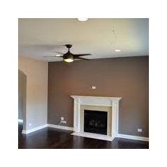 What color on walls with this fireplace?