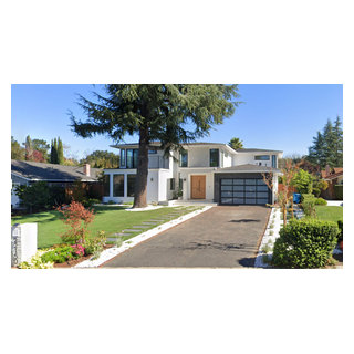 White Opal, Los Altos California - Contemporary - Exterior - San ...