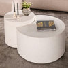 Meza Nesting Coffee Table-Textured White - Transitional - Coffee Tables ...