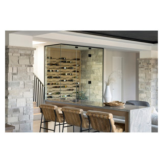 BridgeVine Modern Tudor - Contemporary - Wine Cellar - Minneapolis - by ...
