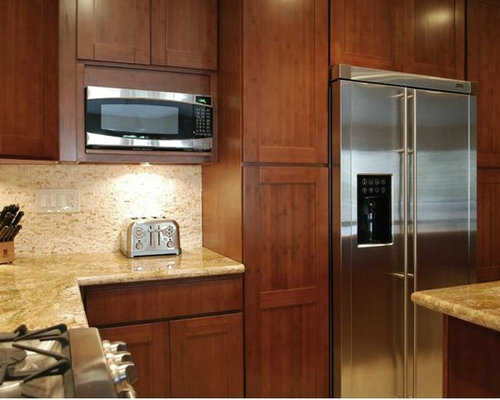 Carbonized Bamboo Kitchen Cabinets