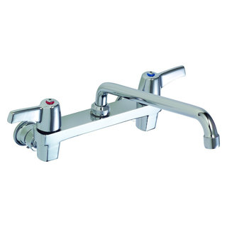 Delta 2-Handle Levers 8" Wall Mount, Less Integral Check Stops ...