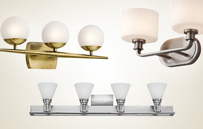 Off center vanity lights