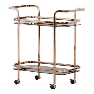 Mid-century Glam Bar Cart Maliza South Shore - Contemporary - Bar Carts ...