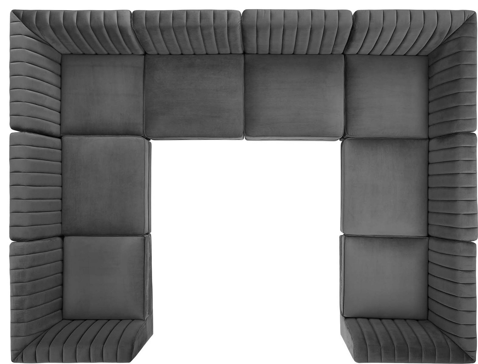 Swan Channel 8 Piece Sectional Sofa - Midcentury - Sectional Sofas - by ...