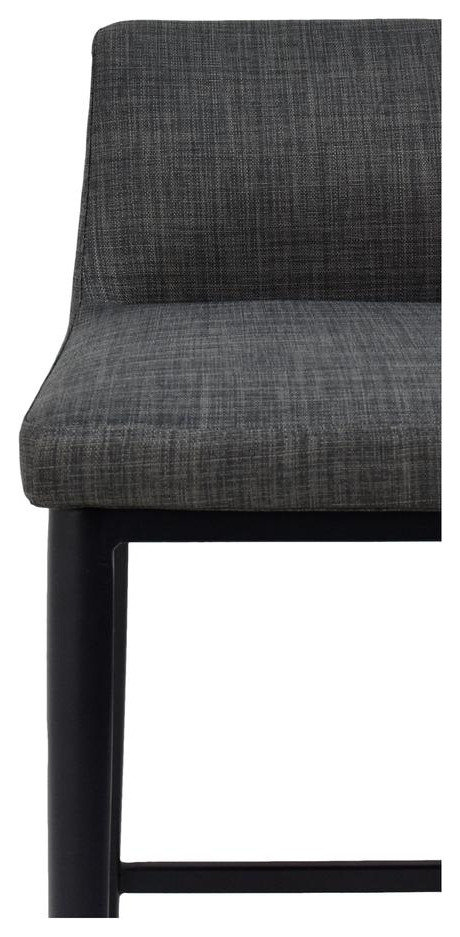 Baron Counter Stool Charcoal - Contemporary - Bar Stools And Counter ...
