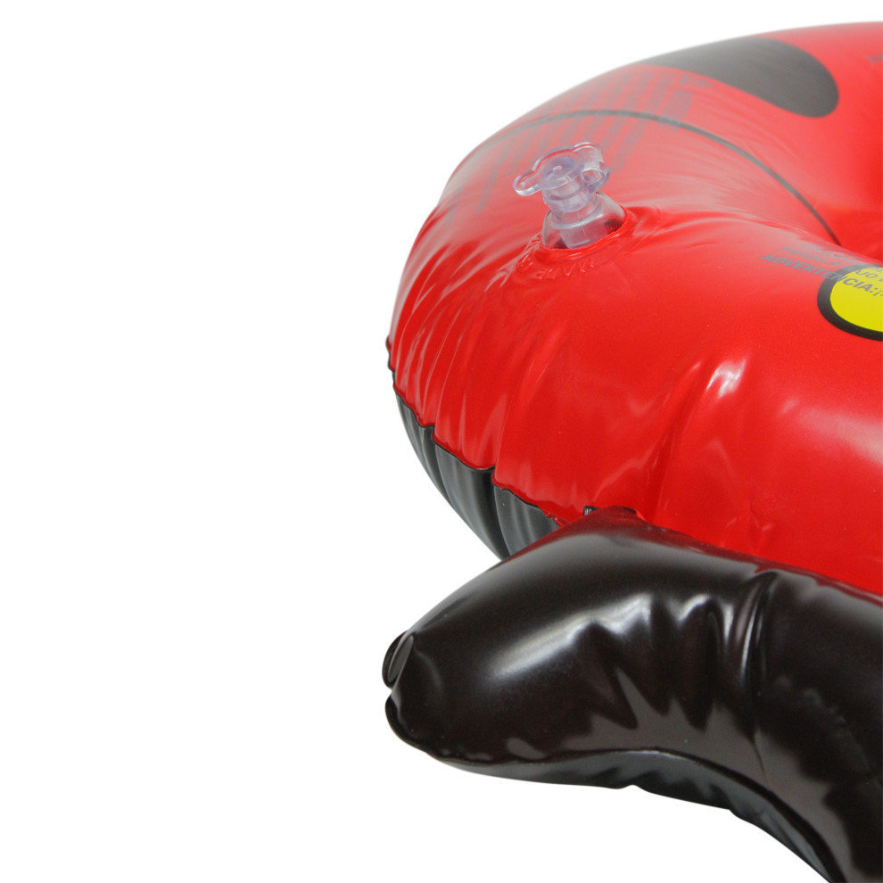 24" Inflatable Red and Black Ladybug Swim Ring Tube Pool Float - Modern ...