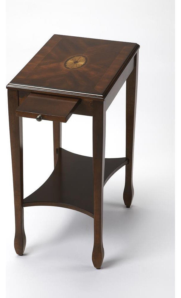 Butler Side Table, Plantation Cherry - Traditional - Side Tables And ...