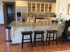 Do I need support for my 15" granite overhang?