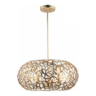 Helios Pendant, Matte Gold - Contemporary - Pendant Lighting - by GwG ...