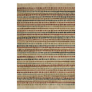 Finley Bubbles Beige Contemporary Area Rug, 5'3"x7'7" - Contemporary ...