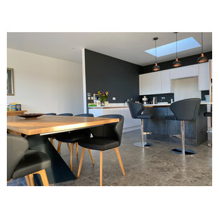 Doris P Bar Stools and Matching Dining Chairs - Contemporary - Dining ...