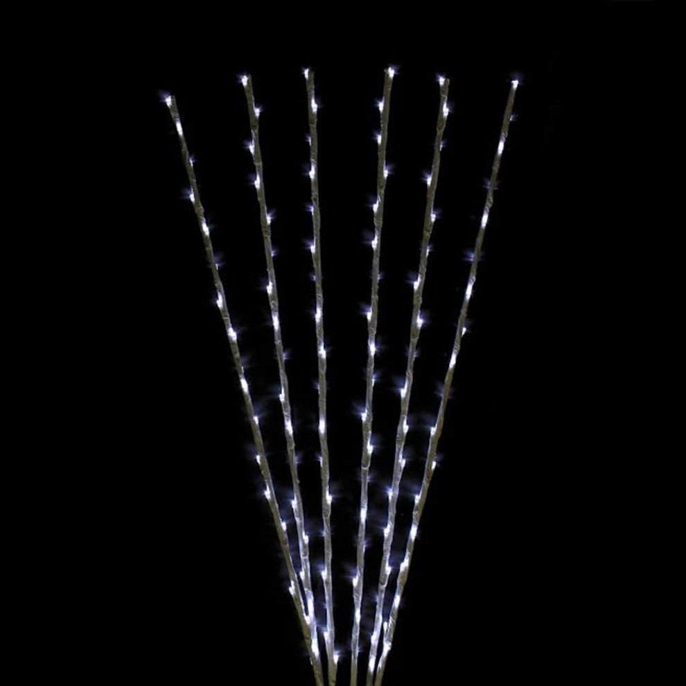 Enchanted Garden LED Lighted Branch Spray Pathway Marker, Set of 6 ...