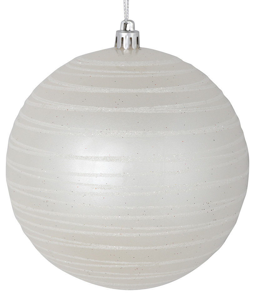 Vickerman Candy Finish Ball Ornament, 4" - Traditional - Christmas ...